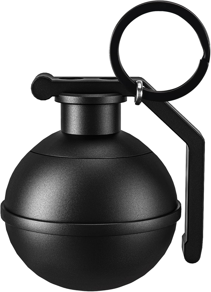 Tactical Small Pill Case, Metal Pill Holder with Keychain, Airtight ...