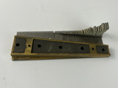 Antique Music Box Comb Disc Changer Regina Corona ? 6 1/2" 5 Hole Part ...