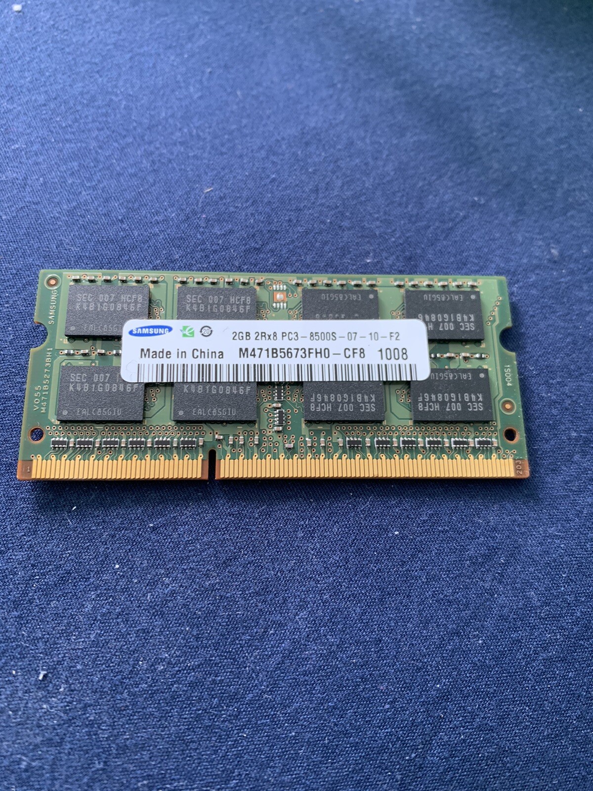 Crucial CT25664BC1067 (2 GB, PC3-8500 (DDR3-1066), DDR3 SDRAM, 1066 MHz ...