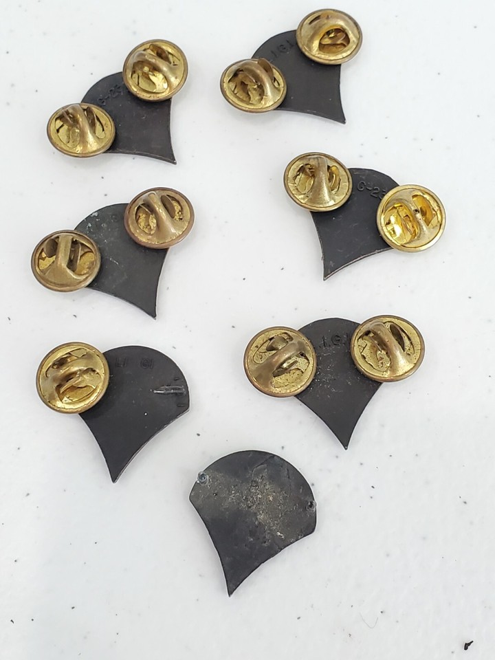 US Army E4 Specialist SPC Rank Pin Black Set of 7 Used P2 | eBay