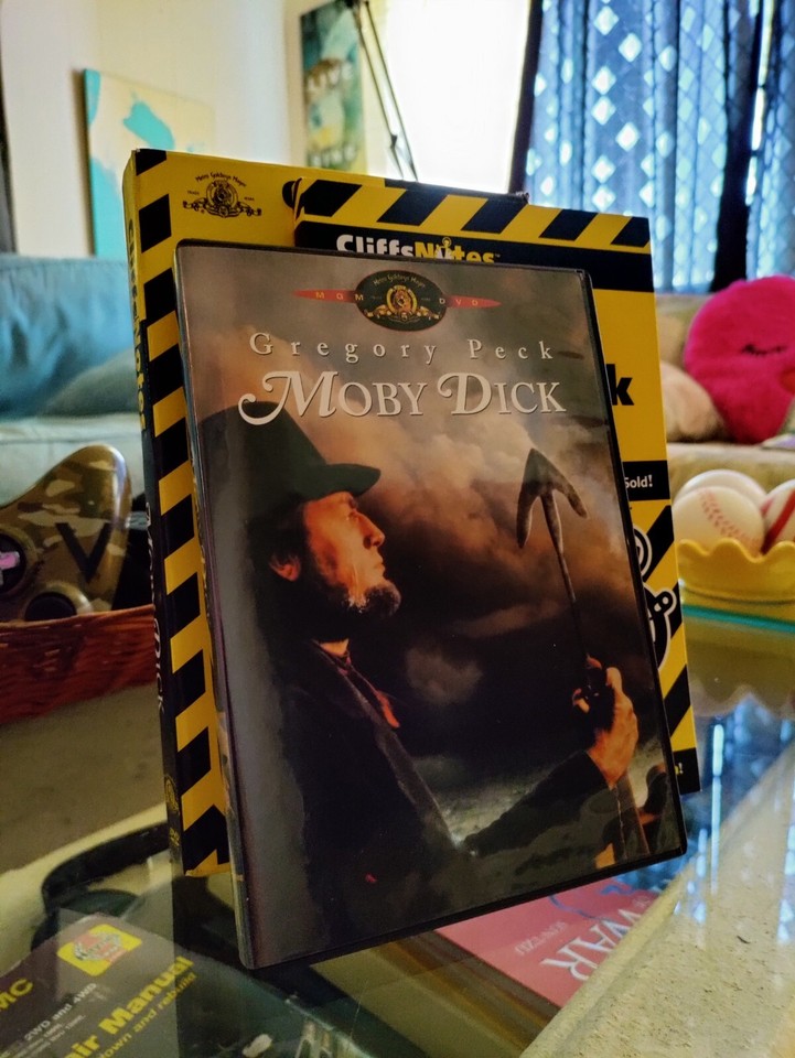 CLIFFSNOTES ULTIMATE STUDY GUIDE MOBY DICK BOOK AND DVD GREGORY PECK ...