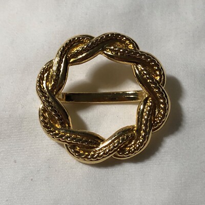 Scarf clasp Gold tone | eBay