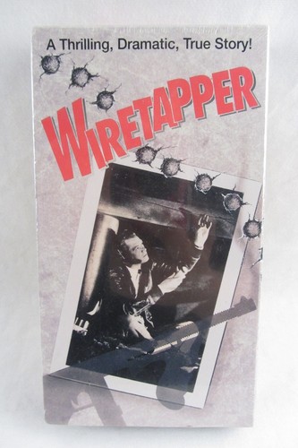 NEW VHS WIRETAPPER Based on Jim Vaus life story, Billy Graham Crusade ...