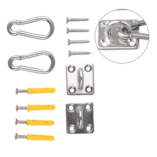 Rust resistant Ceiling Mount Swing Chair Hook Set Practical and Durable ...