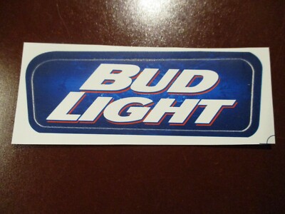 BUDWEISER Bud Light iconic font logo STICKER decal craft beer brewing ...