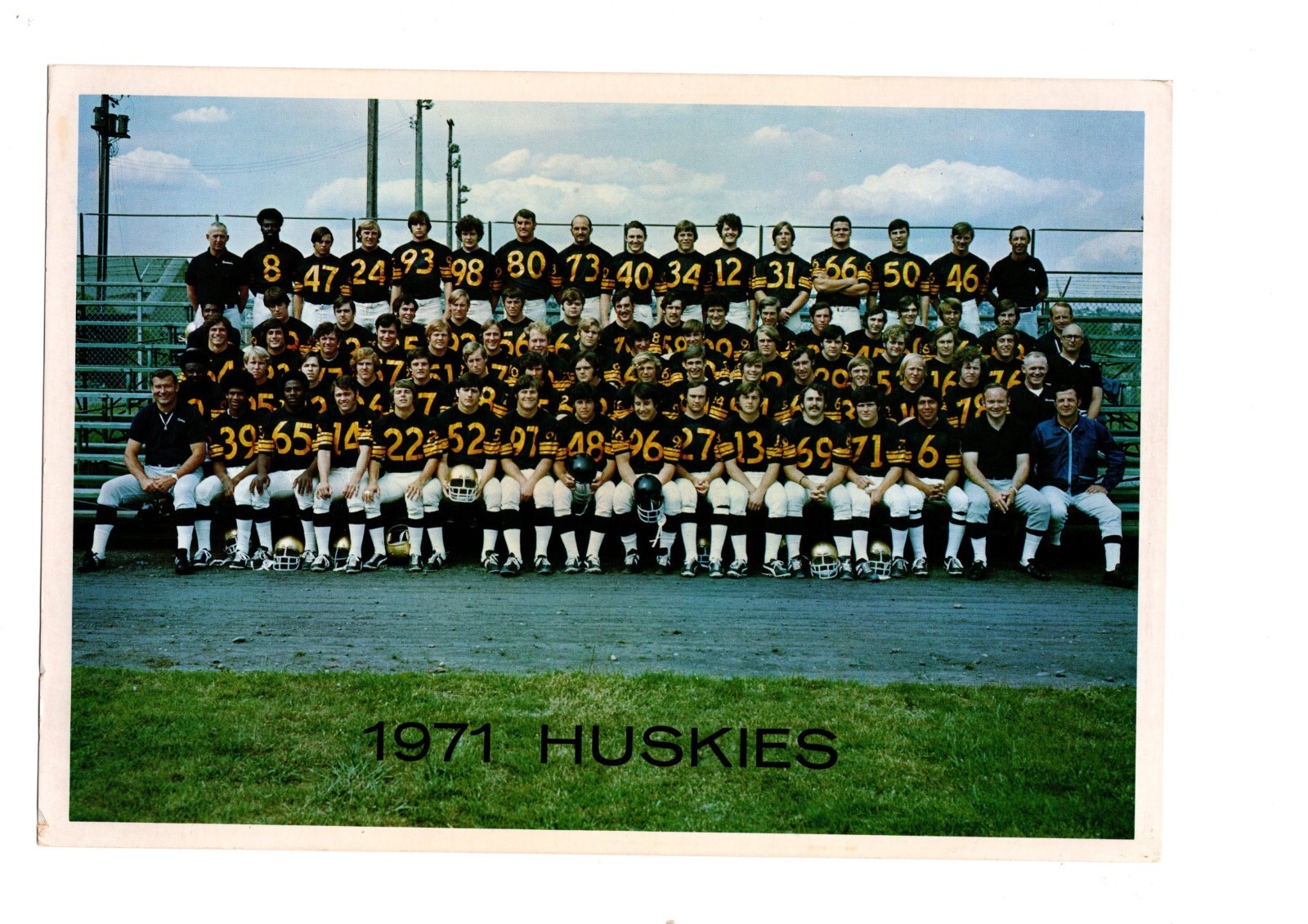 VINTAGE ORIGINAL 1971 SONNY SIXKILLER UW HUSKIES 7X10 TEAM PHOTO | eBay