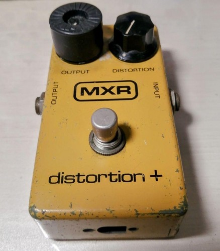 MXR Distortion Effect Pedal Yellow 1/4" Input/Output Used | eBay UK