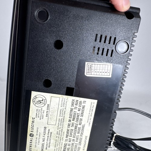 Vintage GE General Electric Flip Number Clock Radio 7-4305B - READ | eBay