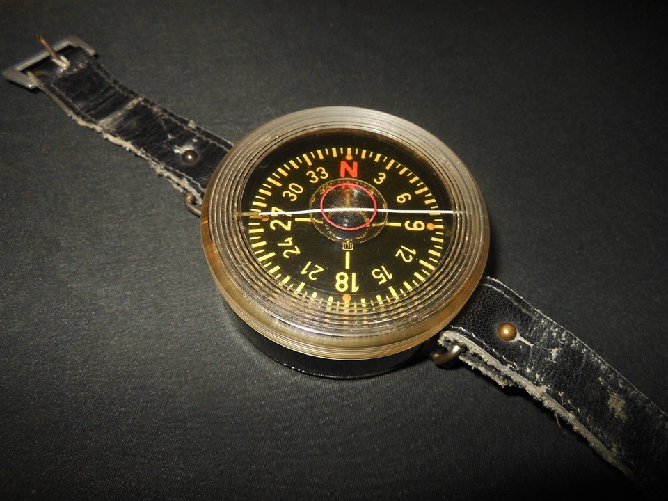 WW2 German Luftwaffe - AK39 WRIST COMPASS - 1ST MODEL - VERY NICE! | eBay