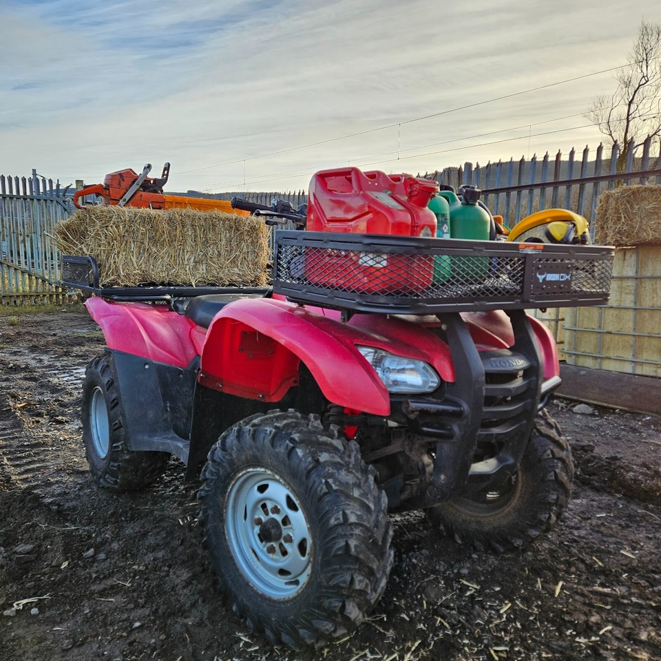 ATV REAR Cargo Basket Quad rear Rack Back Box Luggage Carrier Rack Quad ...