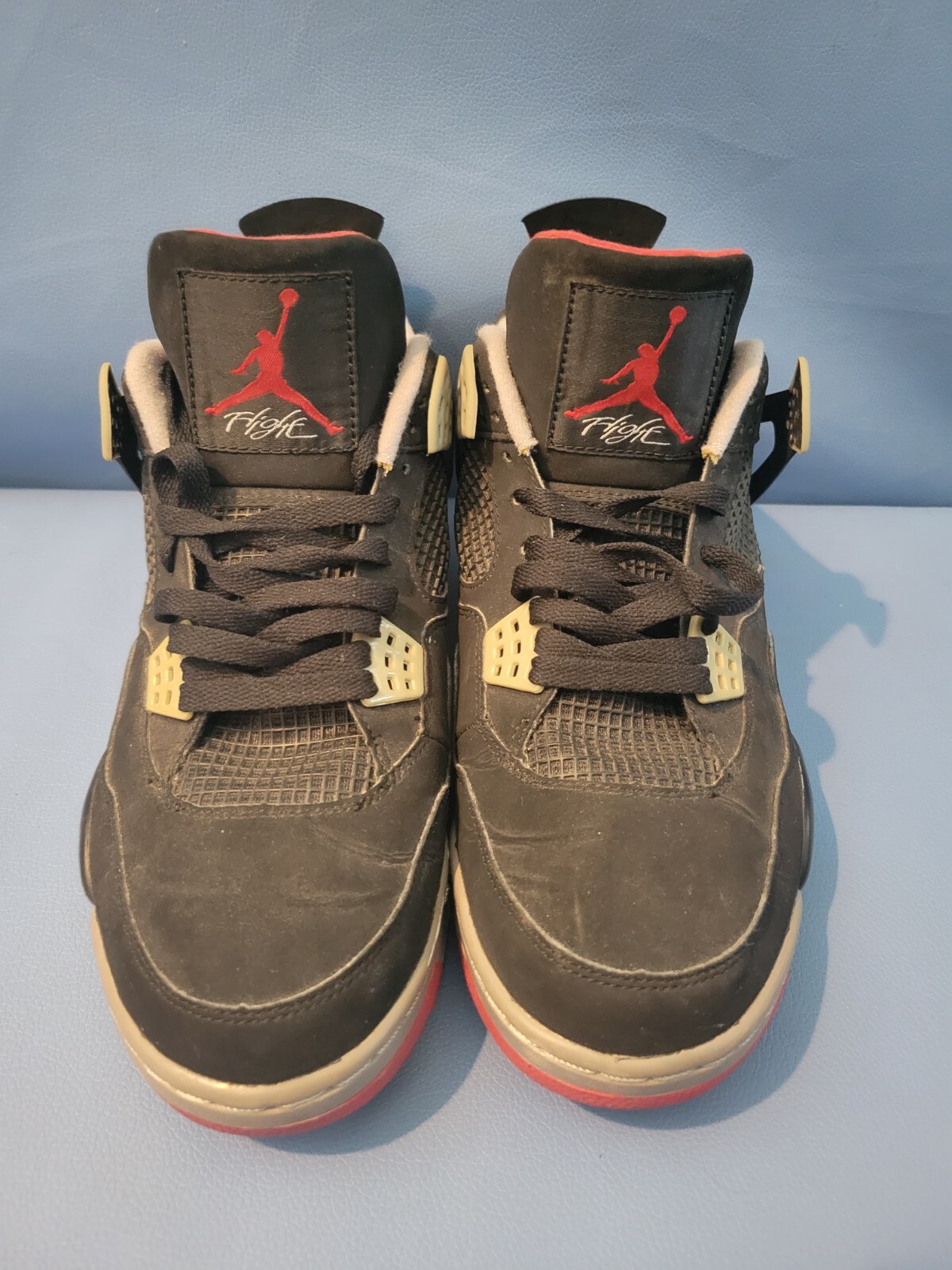 PROMO Nike Air Jordan 4 Retro OG Bred 2008 Black 3084… - Gem