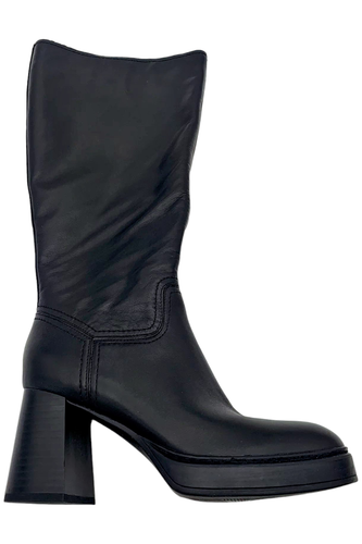 Naturalizer Ona Knee High Wide Calf Boots Black Leather | eBay