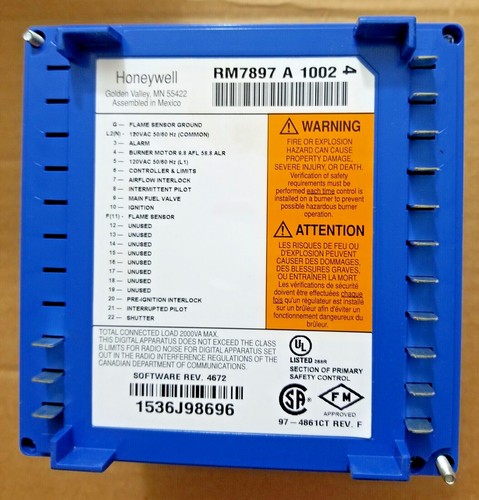 Honeywell RM7897A1002/ RM7897 A 1002 Automatic Programming Control **New ** | eBay