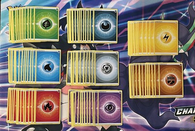 Pokemon TCG Basic Energy Card Lot - 120 Cards (15x each type) Matching ...
