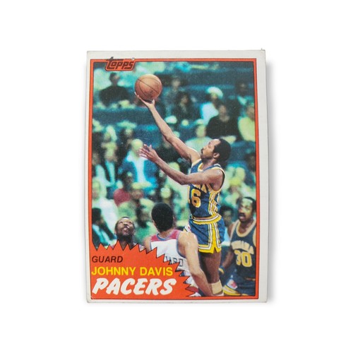 1981-82 Topps Basketball Johnny Davis Card #16 Indiana Pacers Trading ...