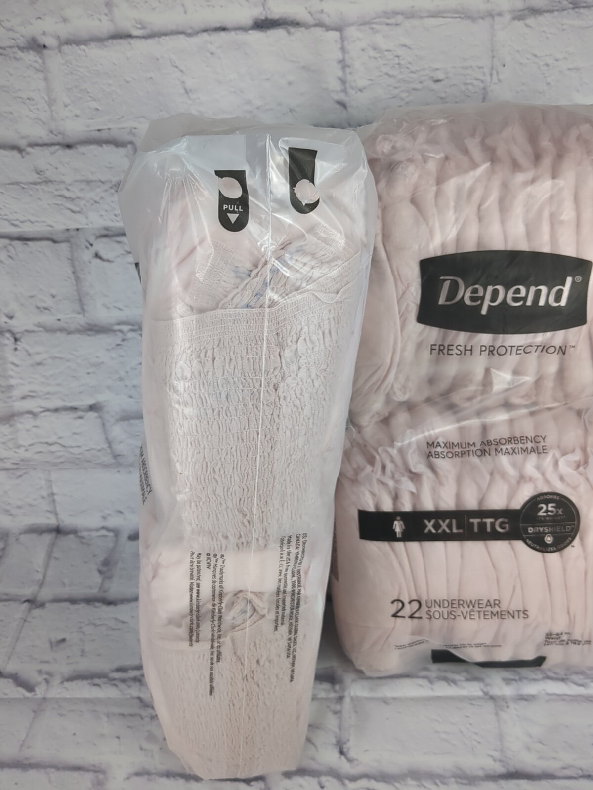 Depend FIT-FLEX XXL Incontinence Underwear, 44 Count - 4 Pack for sale ...