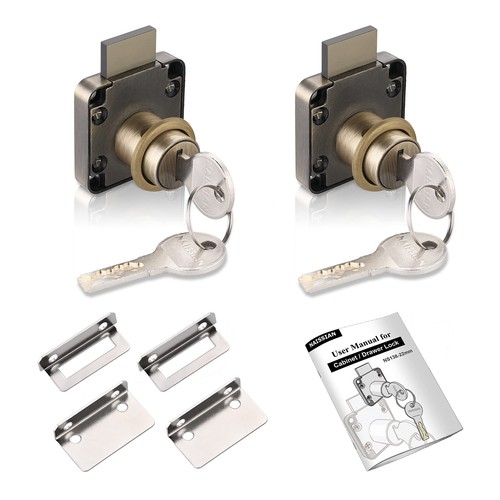 Bronze Key Lock Cabinet Locks with 4 Keys Alike 7/8 Inch | eBay