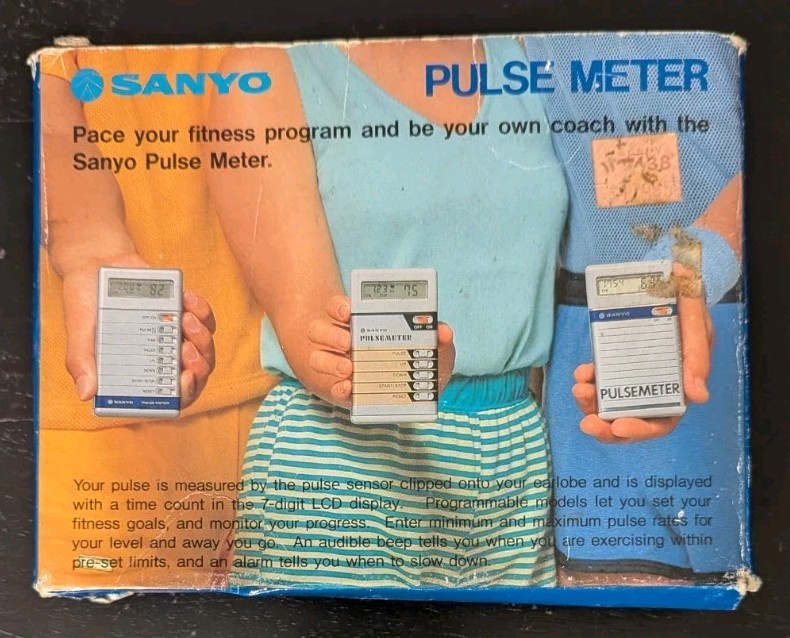 Vintage SANYO HRM-700E Pulse Meter Heart Rate Monitor Tested Japan | eBay