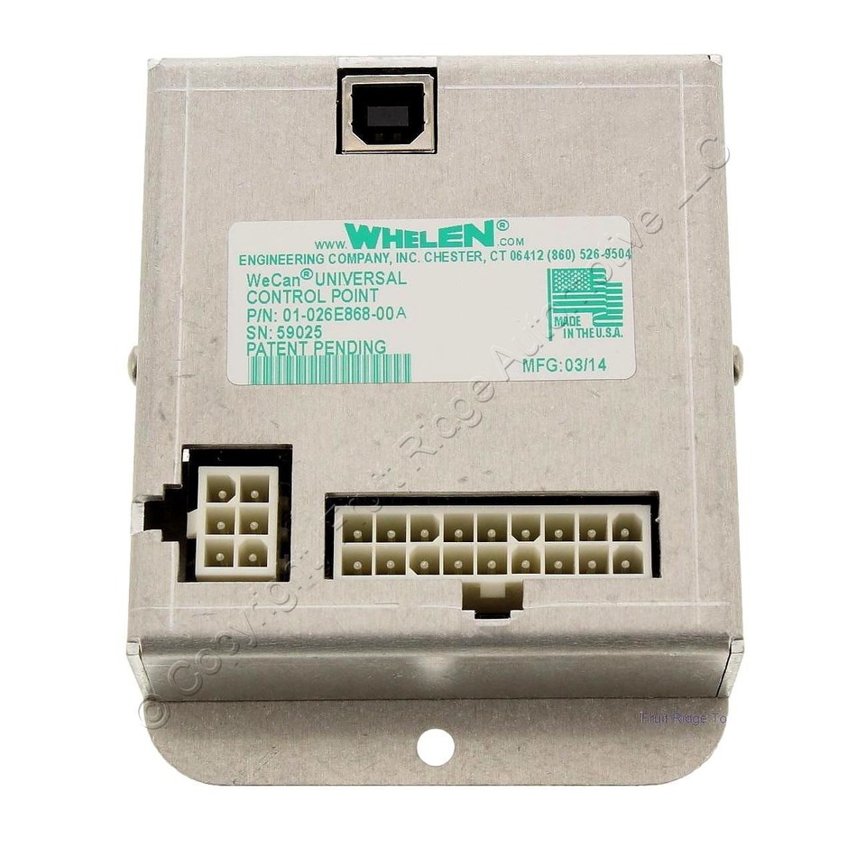 Whelen 01-046E868-00 Model WCCP Kit Universal Control Point for Light ...