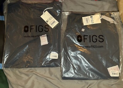 Figs scrubs women set, Dark Harbor (Gray) High-waisted joggers petite-L ...