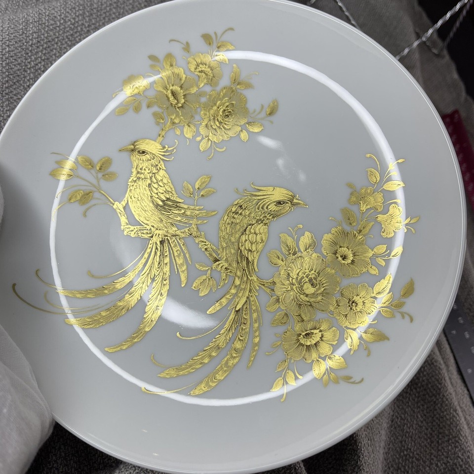 Vintage AK Kaiser West Germany “Melodie” Porcelain Plate, Gold Paradise ...