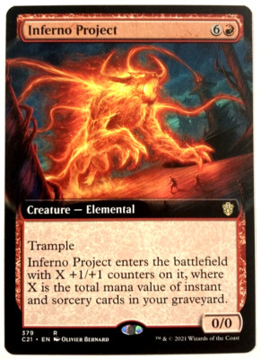 MTG Inferno Project *EXTENDED ART* Commander 2021 379 NM | eBay