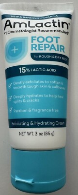 AmLactin Foot Repair Cream Therapy, Dry Feet 15% Lactic Acid Fragrance ...