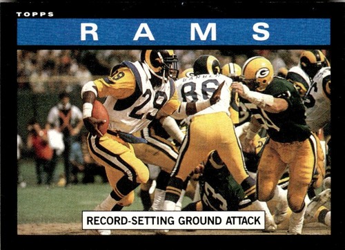 1985 Topps Rams Team Leaders Los Angeles Rams #77 | eBay UK
