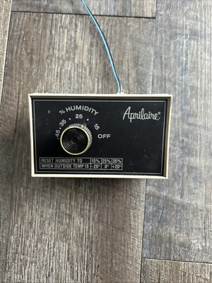 Vintage Aprilaire Manual Humidistat - Works Great | eBay