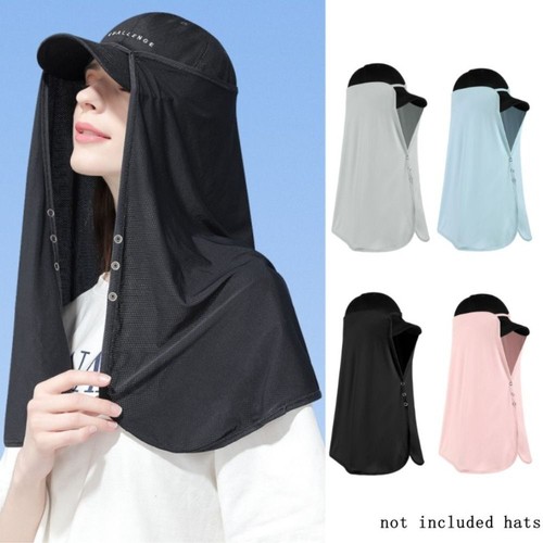 UV Protection Sunscreen Shawl Wrap Full Neck Protection Extended shawl ...