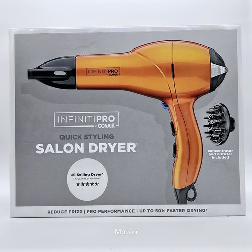 INFINITI PRO CONAIR Hair Dryer Quick Styling Salon Orange w ...