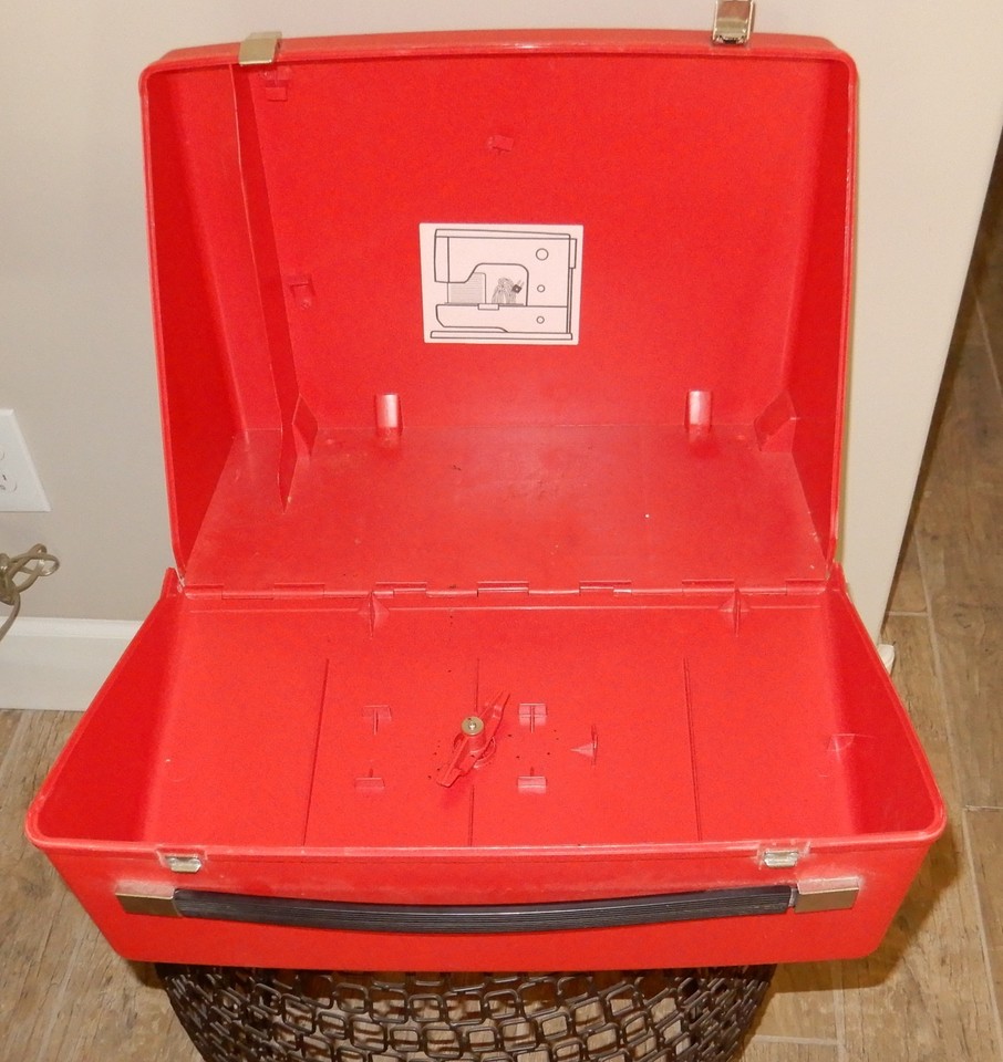 Bernina 830 Record Sewing Machine Red Hard CASE ONLY | eBay