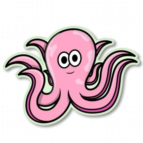 Octopus Cute Car Vinyl Sticker - SELECT SIZE | eBay