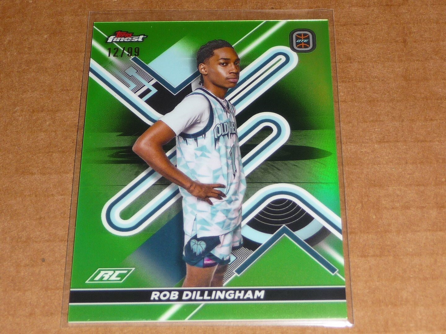 2022/23 Topps Finest OTE ROB DILLINGHAM NEON GREEN REFRACTOR /99 #17 ...