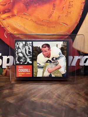 1962 Topps Football Gail Cogdill Detroit Lions #53 NmMt set break | eBay