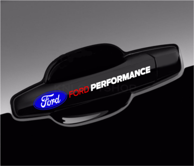 4x Ford Performance Vinyl Decal Emblem For Mustang GT Shelby Door ...