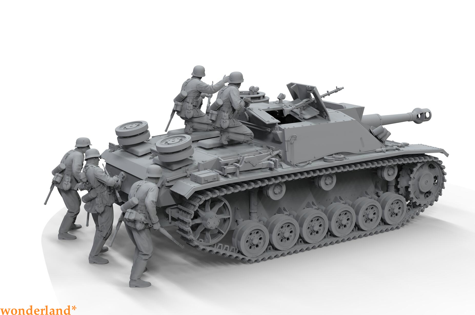 Border BR-005 1/35 WWII GERMAN TANK DESANT TROOPS X 5PCS RESIN FIGURES ...