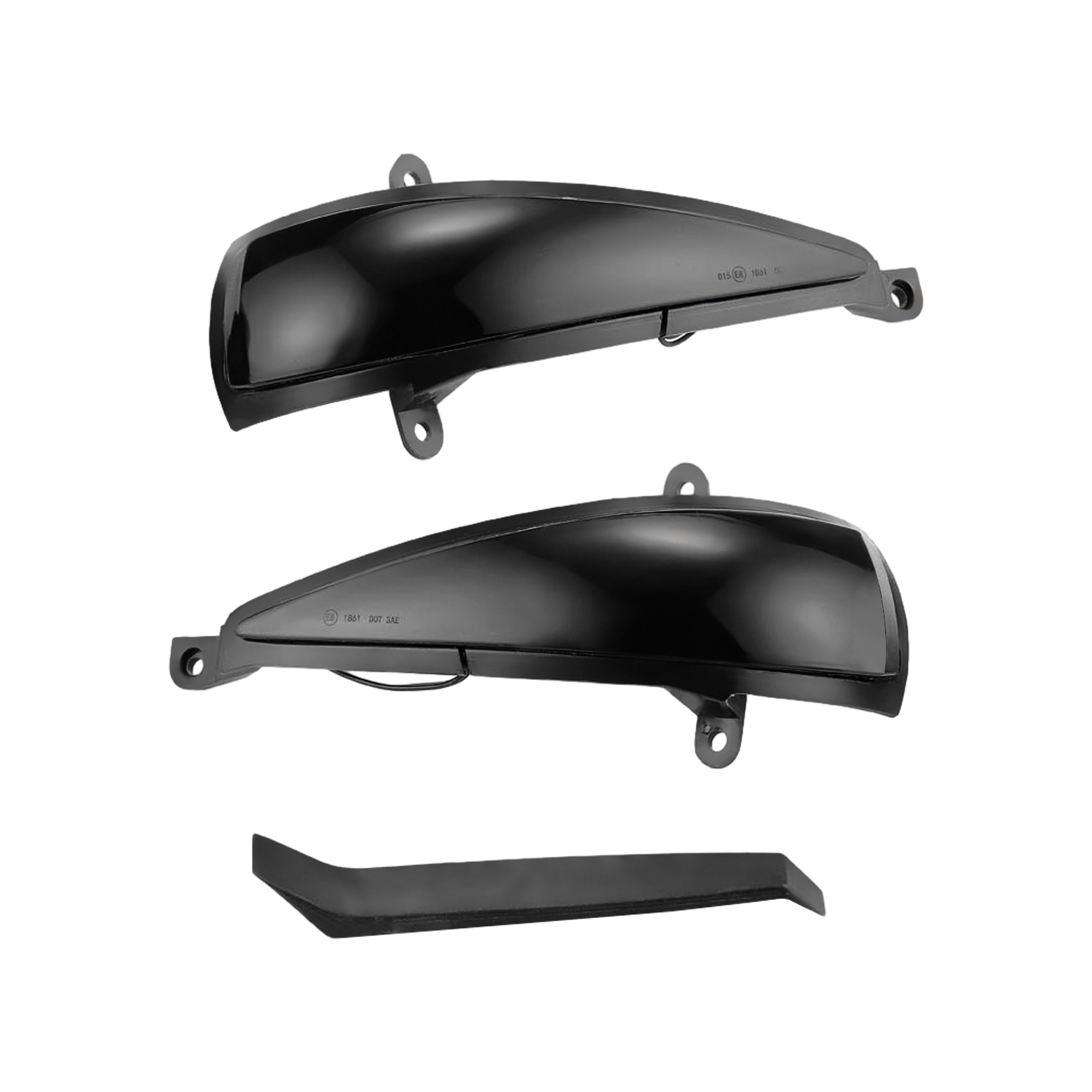 Dynamic Black Pair of Wing Mirror LED Indicators for Honda Civic MK8 ...