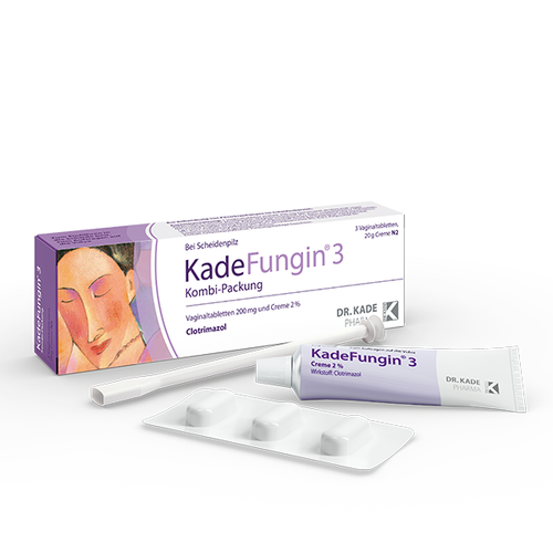 Kadefungin 3 Kombipackung 20g Creme +3 Vaginaltabletten ,PZN 03766139 ...