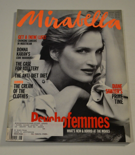 Mirabella Magazine No 37, June 1992, Diane Sawyer, Donna Karan ...