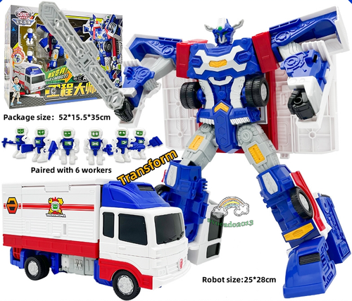 Hello Carbot AIENT Transforming Robot Truck Figure Toy Deluxe Edition ...