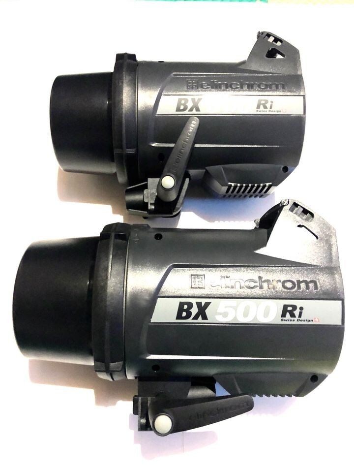 Elinchrom BX-Ri 500 Photography Two Flash Strobe Kit, Case, Wireless ...