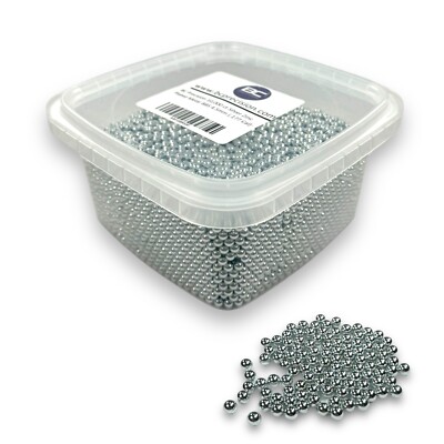 10,000 ct Silver Zinc Plated Metal BBS 4.5mm (.177 Cal) - BC Precision ...