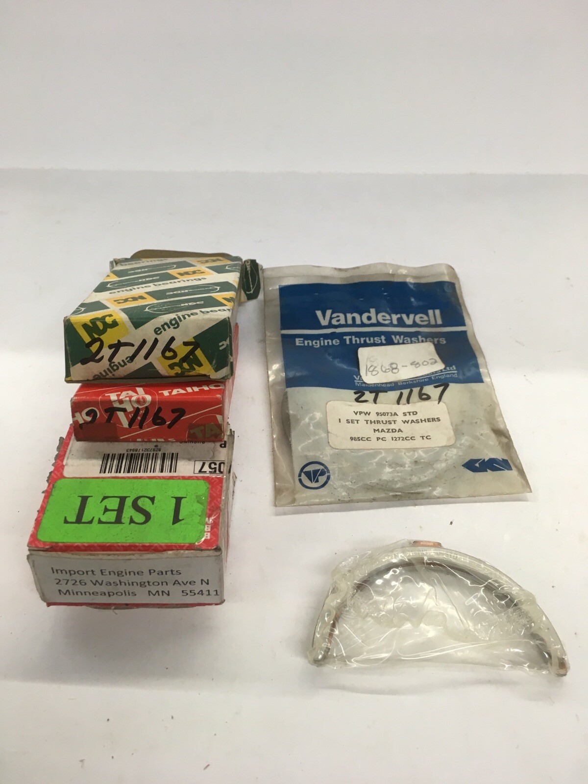 FITS MAZDA GLC "TC" 1272cc 1976-1978 THRUST WASHER SET 2T1167-STD | eBay