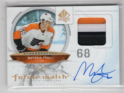 2019-20 SP AUTHENTIC FUTURE WATCH PATCH ROOKIE AUTO RETRO /50 MORGAN ...