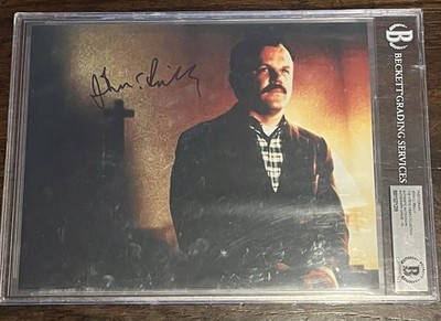 John C. Reilly Signed Autograph. Beckett BAS Slabbed 8x10. Steve Grad ...