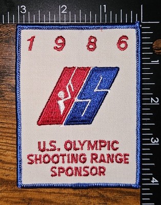 United States Olympic Team Shooting Range Sponsor 1986 Patch | eBay