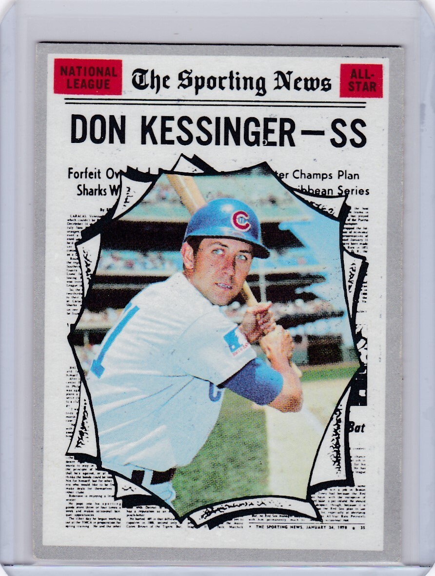 AM: 1970 Topps Baseball Card #456 Don Kessinger AS Chicago Cubs - ExMt ...