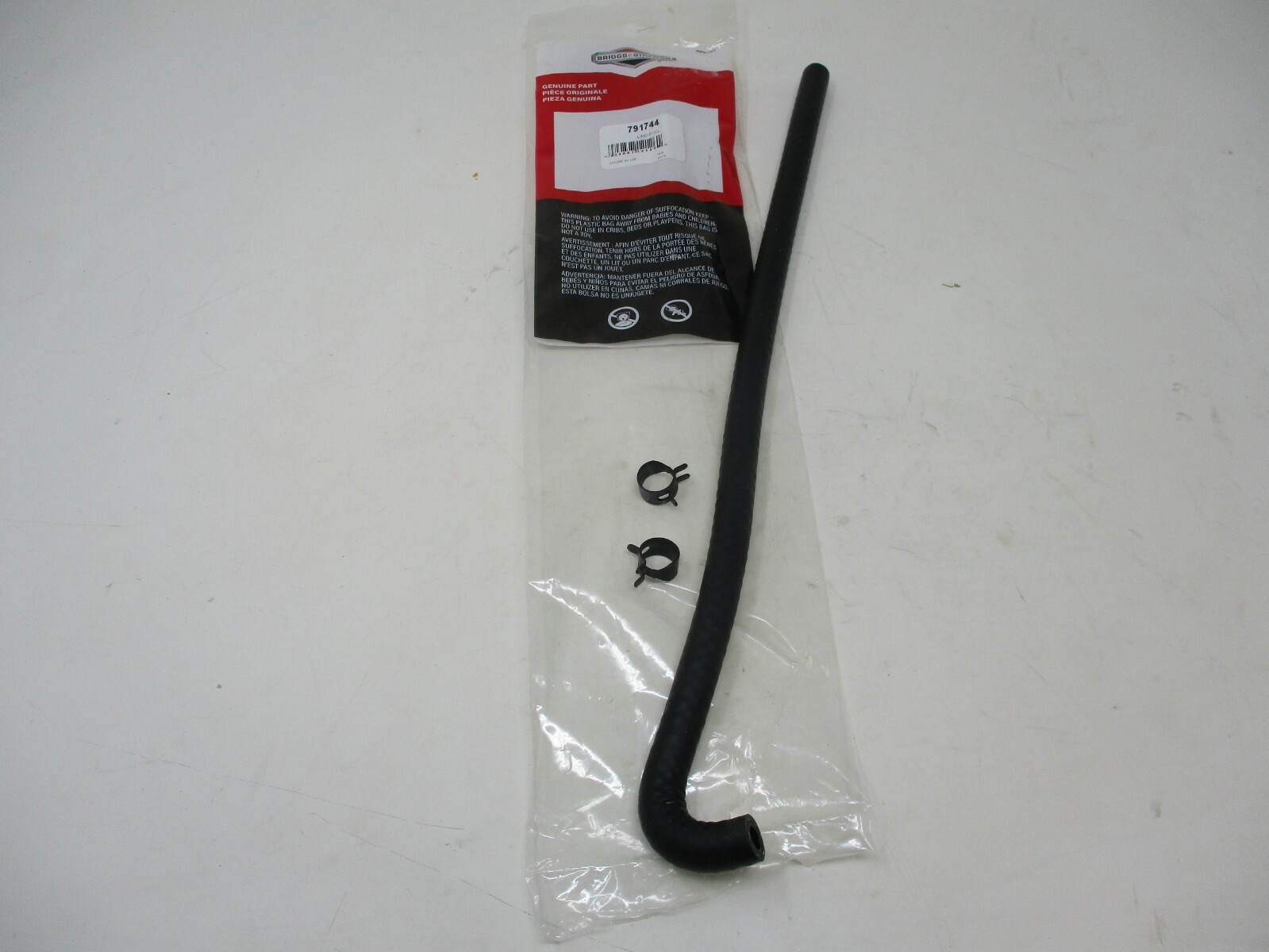 Genuine Briggs & Stratton 791744 90 Degree Fuel line 791805 697712 | eBay