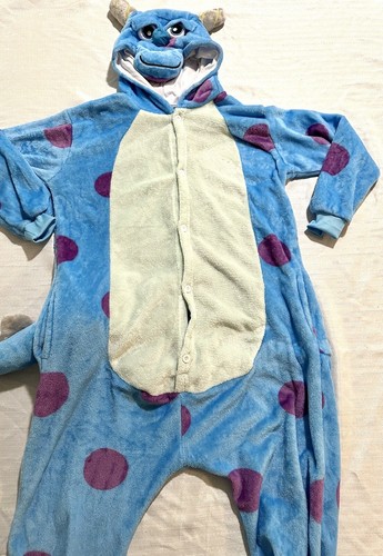 Monsters Inc Sully Sulley Character Adult Size M Pajamas Costume ...